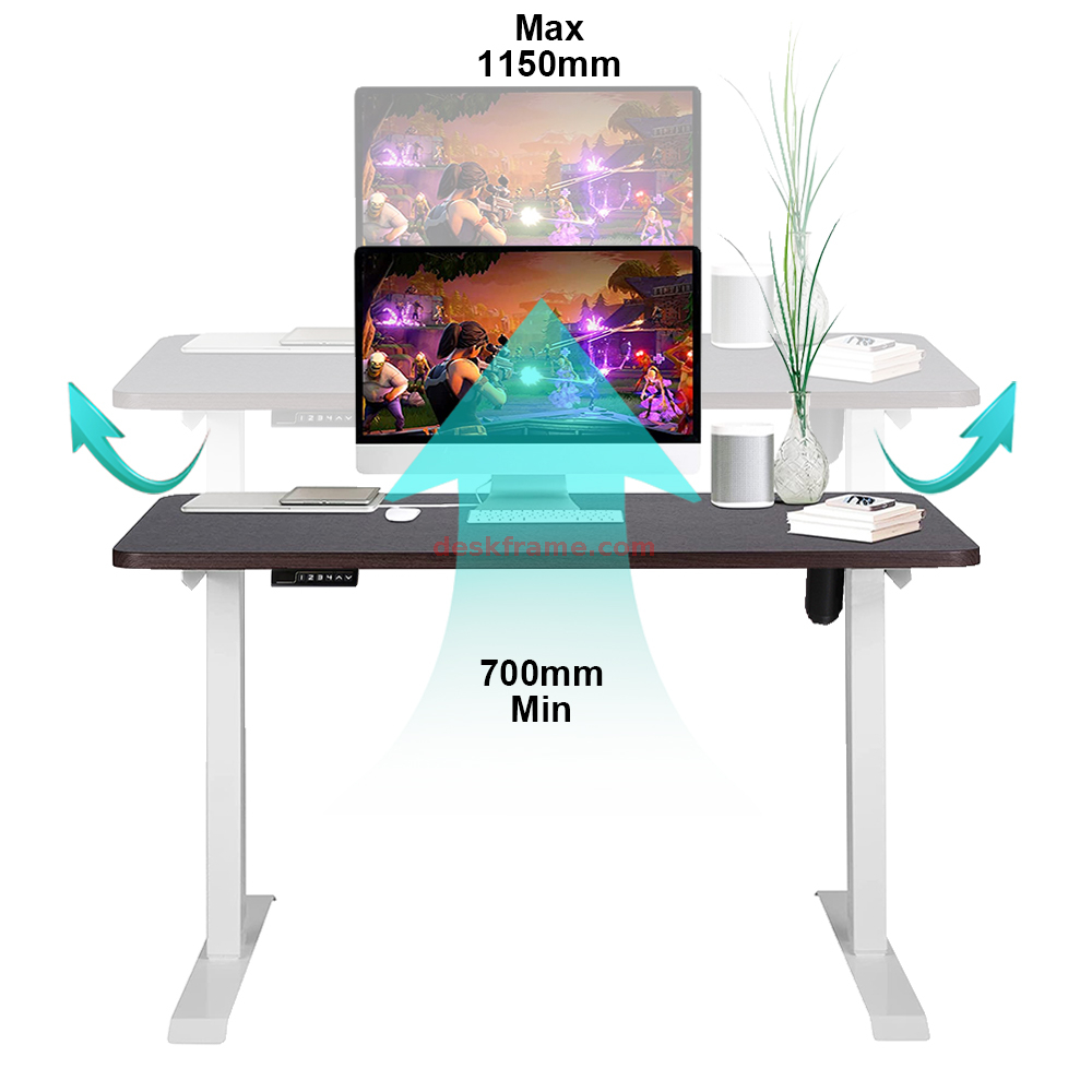 Sit Stand Desk Base Single Motor - Manufacturer Zhiding